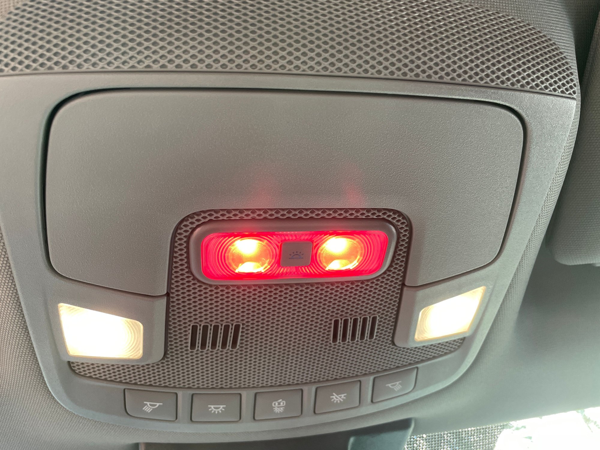 2019 F150 XLT overhead console upgrade to Police Responder w Red LEDS ...