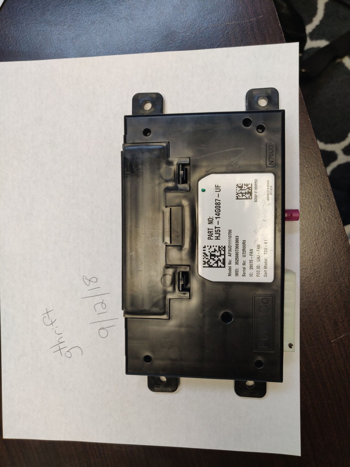 Sync Connect TCU - Ford F150 Forum - Community of Ford Truck Fans