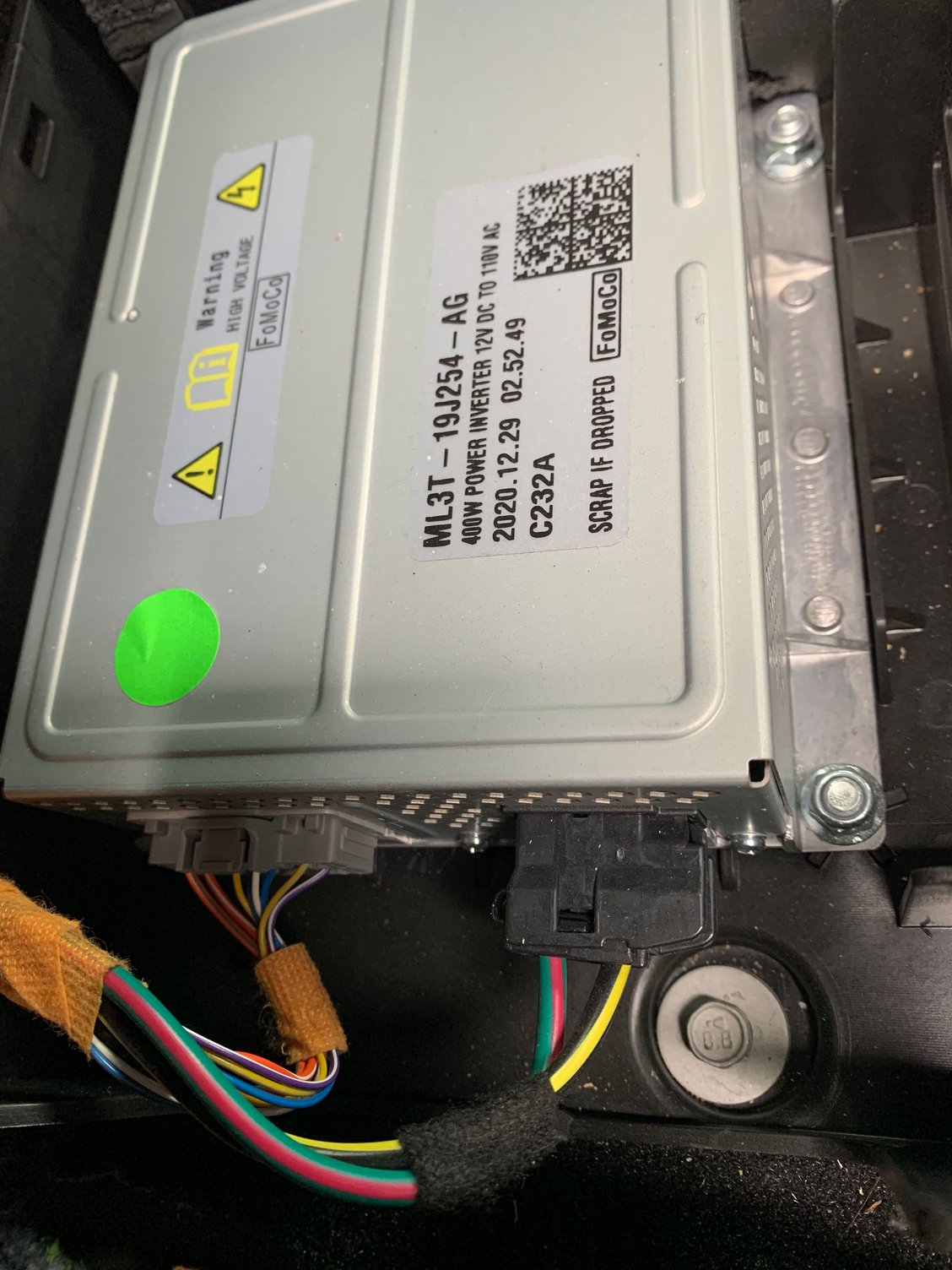 Power inverter switched power wire - Ford F150 Forum - Community of ...