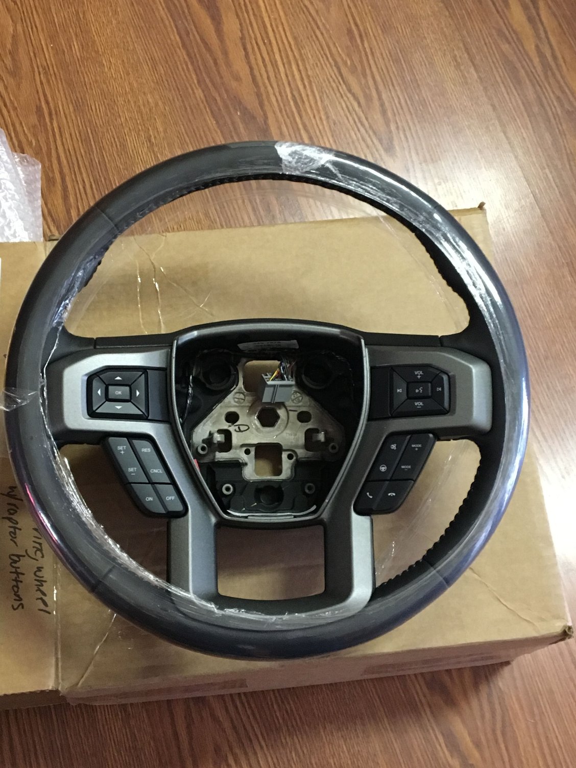 OEM 2018 F150 Steering Wheel Black Leather Heated w/ SYNC New Take Off ...