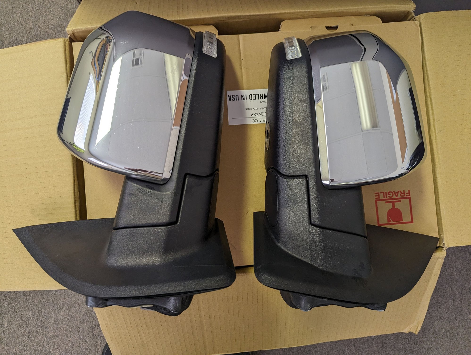 Northwest OEM Chrome Power fold mirrors from 2018 Lariat - Ford F150 ...