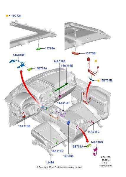 OEM Ambient Lighting Installed in 2015 XLT, MFT Controlled, Success ...