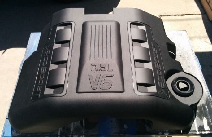 Thought stock engine cover was boring, did this... - Ford F150 Forum ...