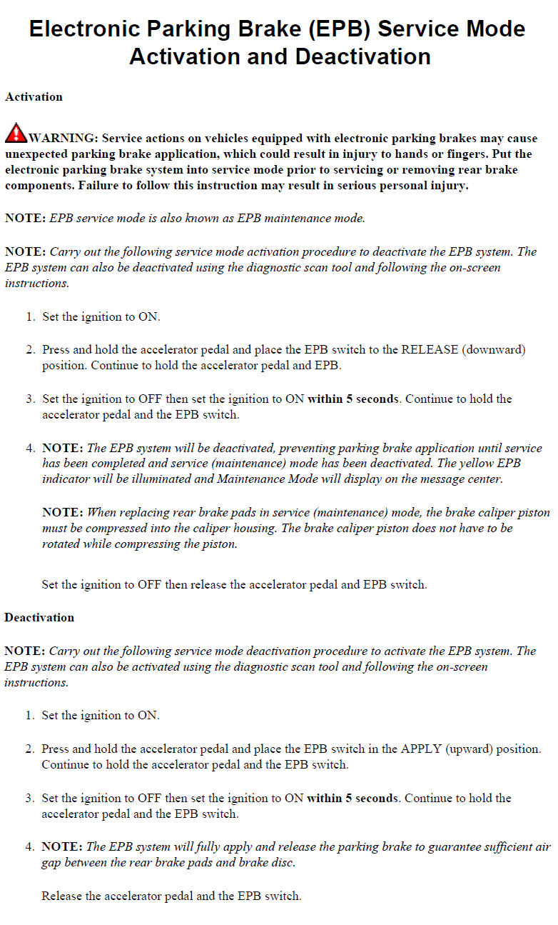 EPB with push button start! HELP!!! - Ford F150 Forum - Community of ...