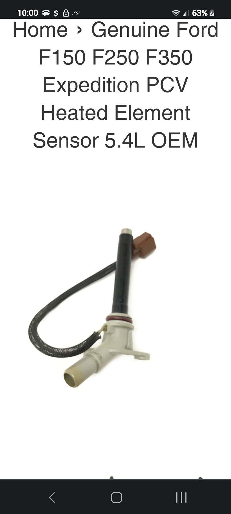 PCV Heated Element for 2004 F150 XLT 5.4l 3valve - Ford F150 Forum - Community of Ford Truck Fans