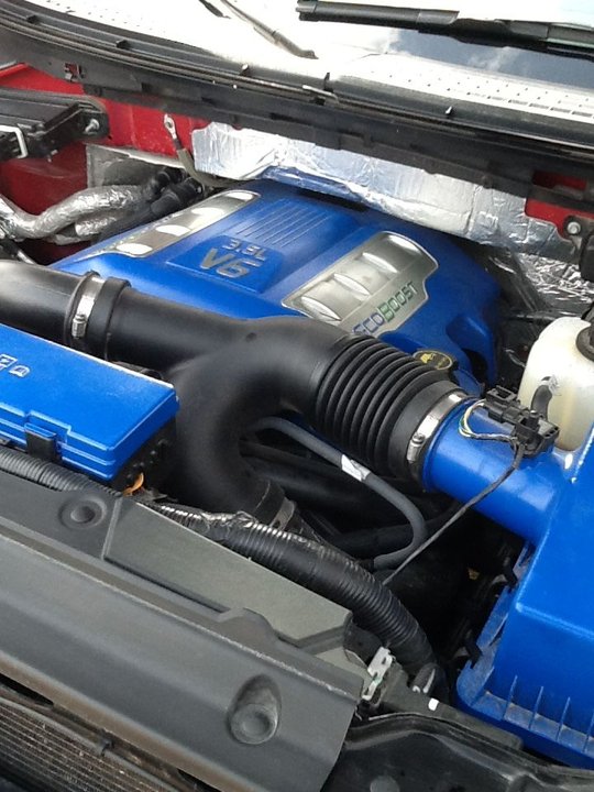 Thought stock engine cover was boring, did this... - Page 3 - Ford F150 ...