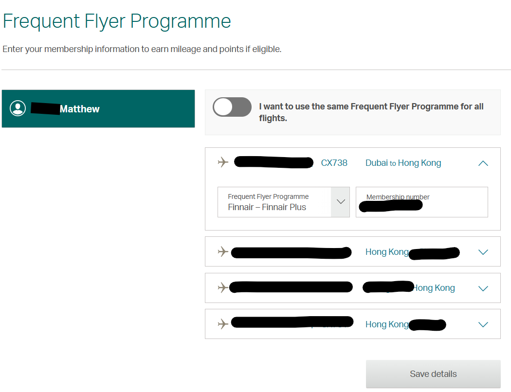 Changing Frequent Flyer Numbers after Booking - Page 14 - FlyerTalk Forums