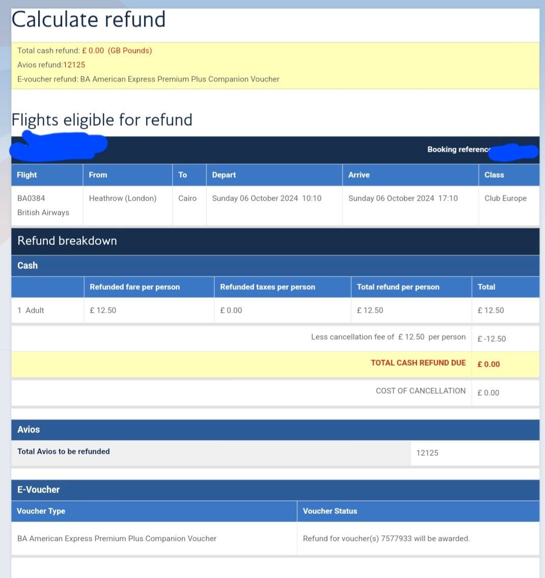 Reward flight saver refunds - FlyerTalk Forums