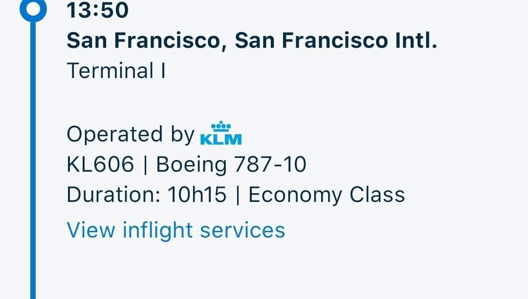 KLM Confusing (More Like Idiotic) Designation of Terminal at SFO in App ...