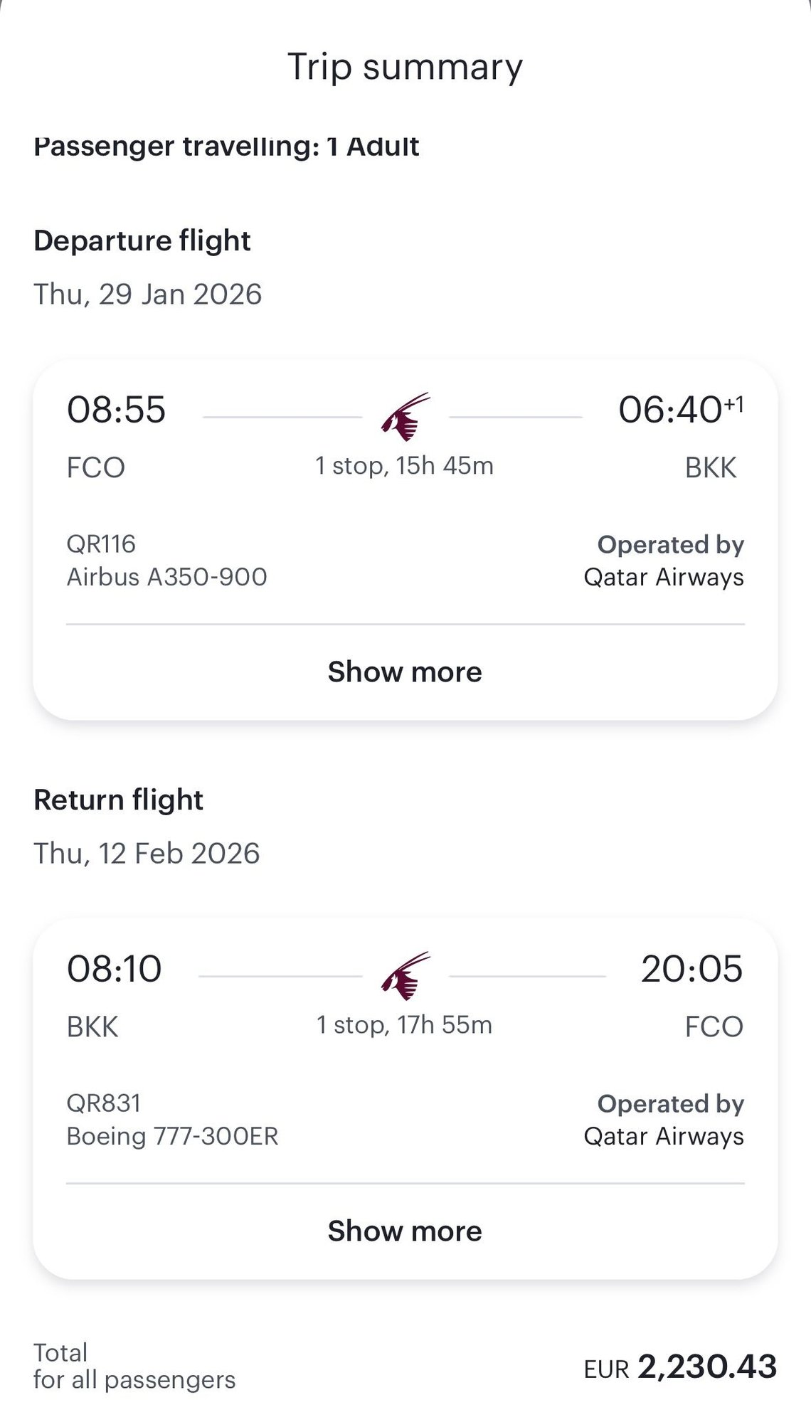 Qr j rt cph-bkk q-suite eur 1.871 - FlyerTalk Forums