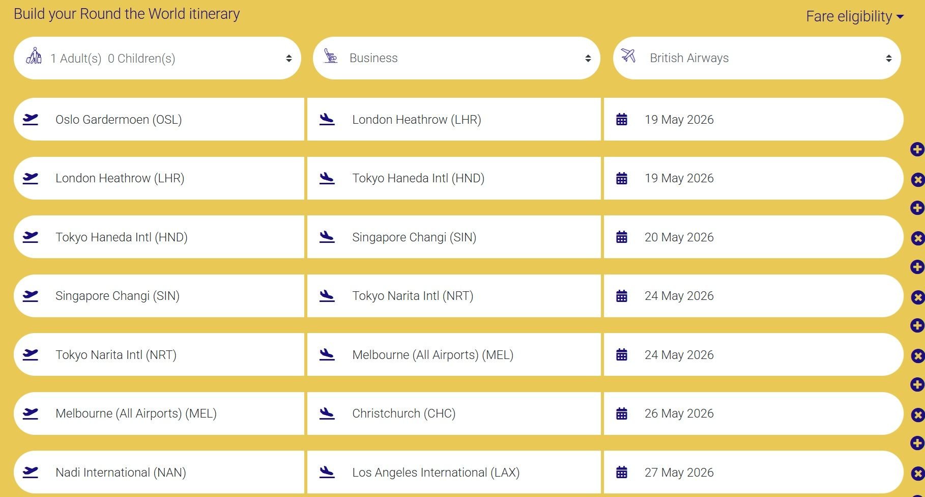 The Oneworld Explorer User Guide - Page 71 - FlyerTalk Forums