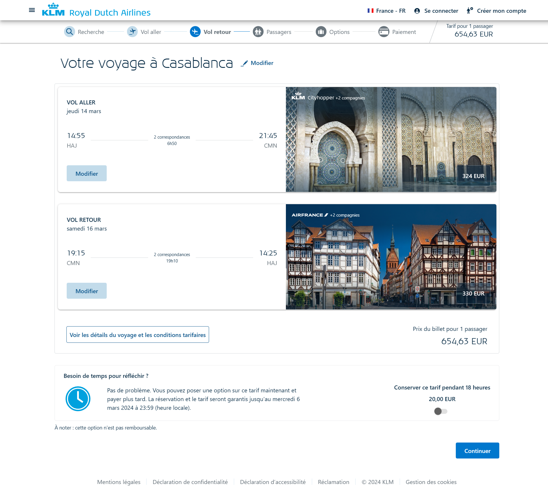 AF/KL - HAJ-CMN - 655 EUR / $711 USD r/t - Business - 90 XP - FlyerTalk Forums