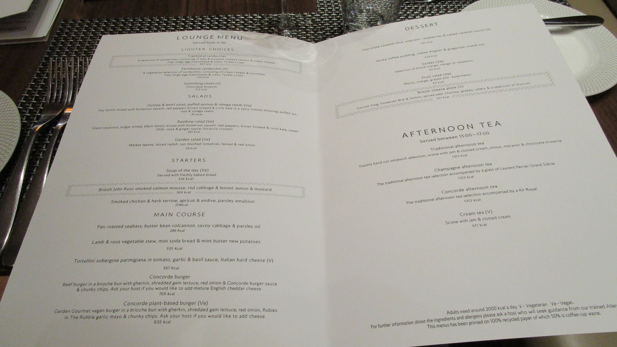 Concorde Room (CCR) LHR : menus 2022 - Page 31 - FlyerTalk Forums
