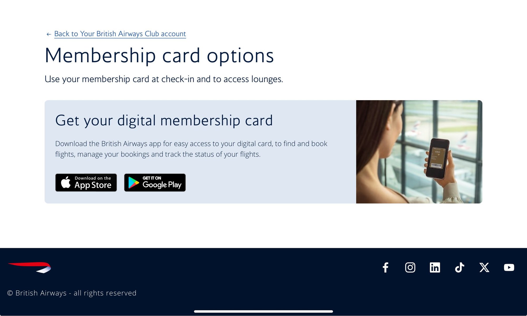 FAQ: Is BA sending out new BAC physical membership cards and luggage ...