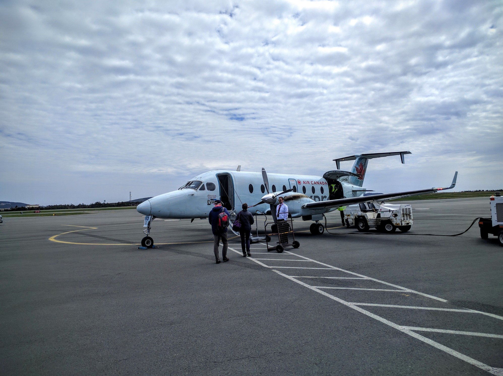 Smallest regularly scheduled commercial operation plane you've flown to ...