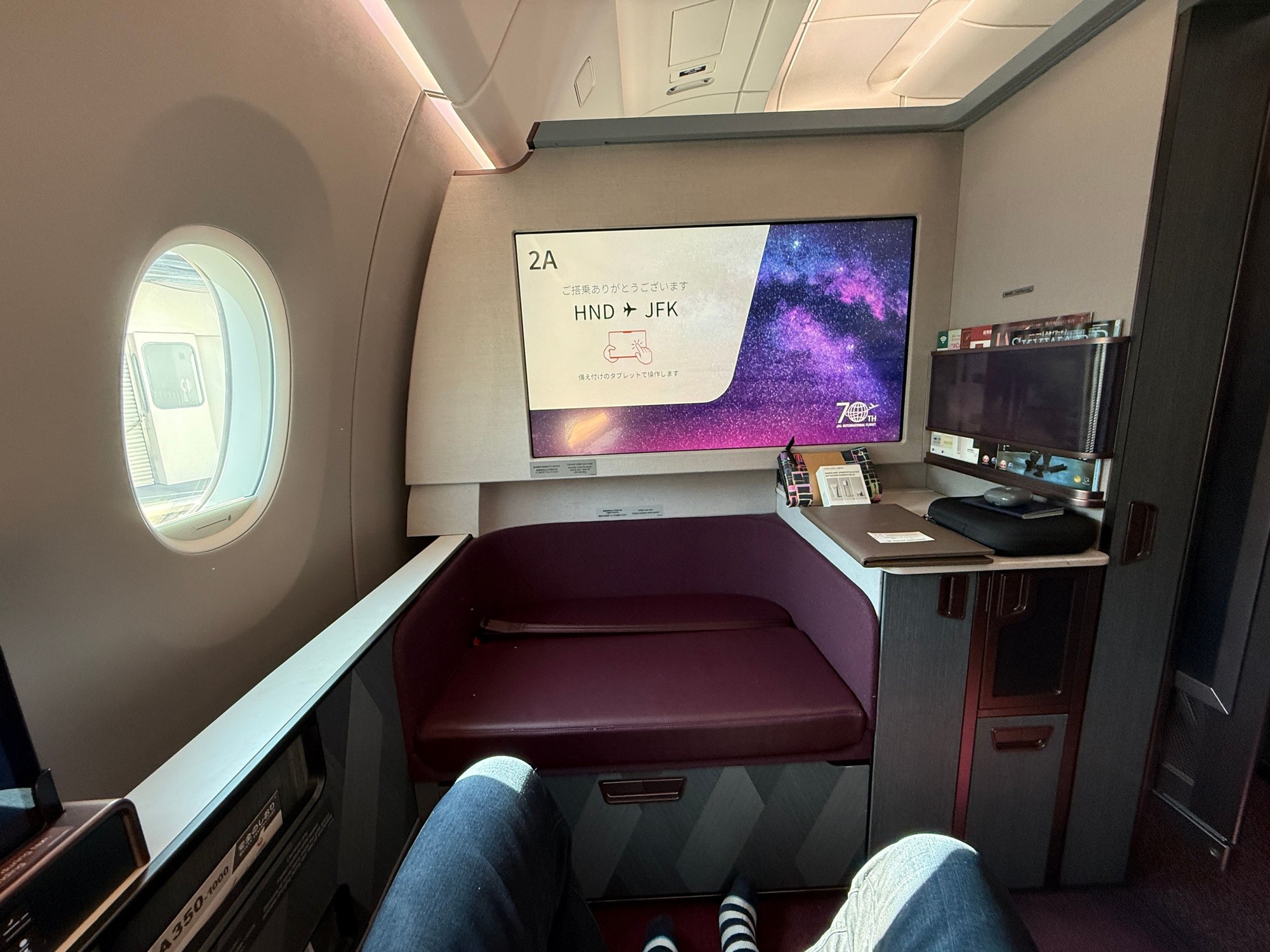 to JFK and back in JAL's new a351 First - FlyerTalk Forums