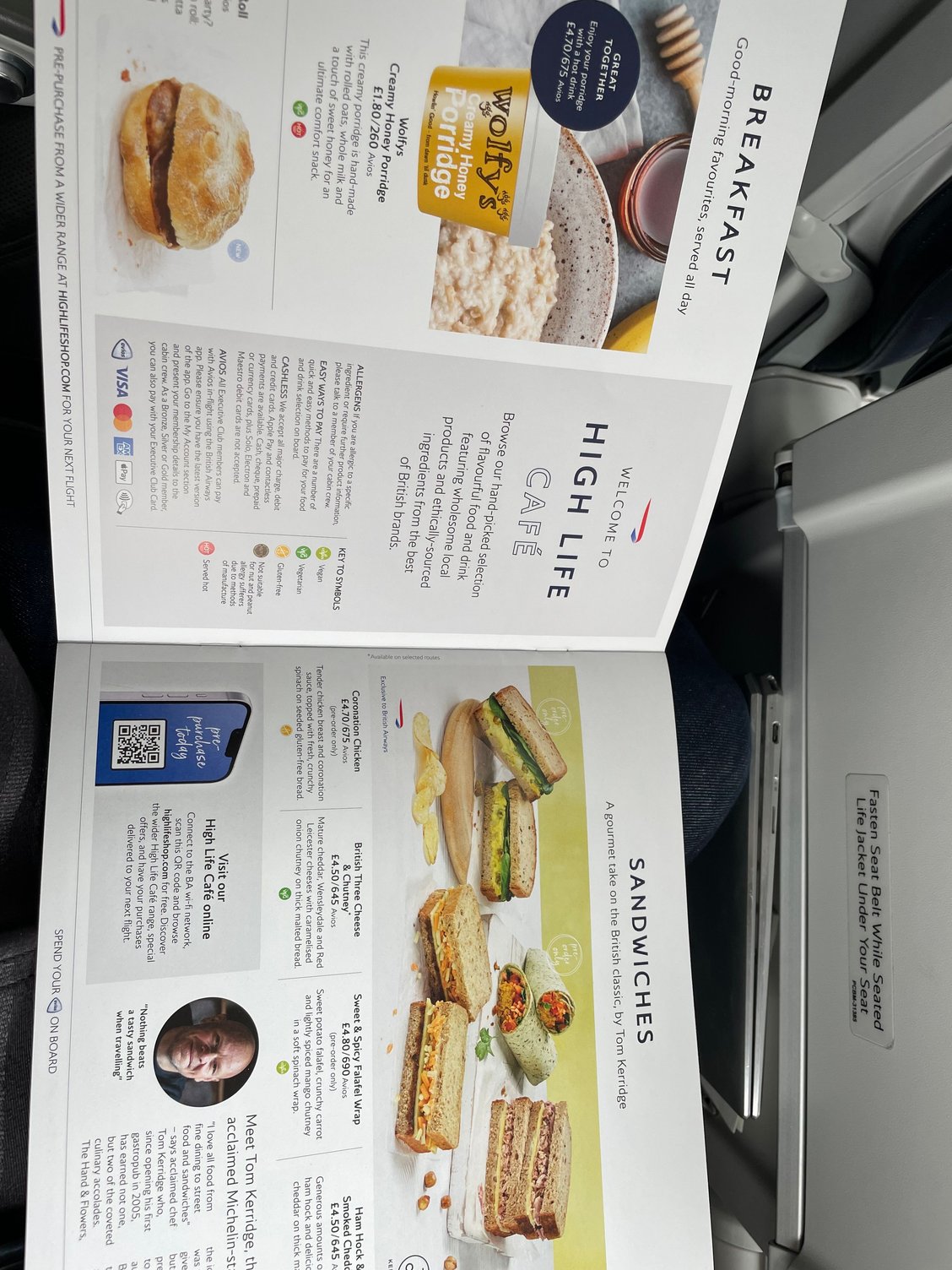 High Life Café [ET] catering on BA short haul routes - Page 27 ...