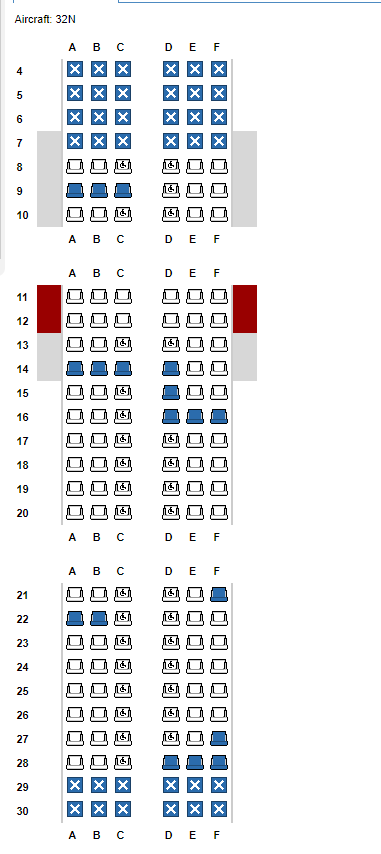 FlyerTalk Forums - Seating guide: BA Airbus A320 | A320neo A20N