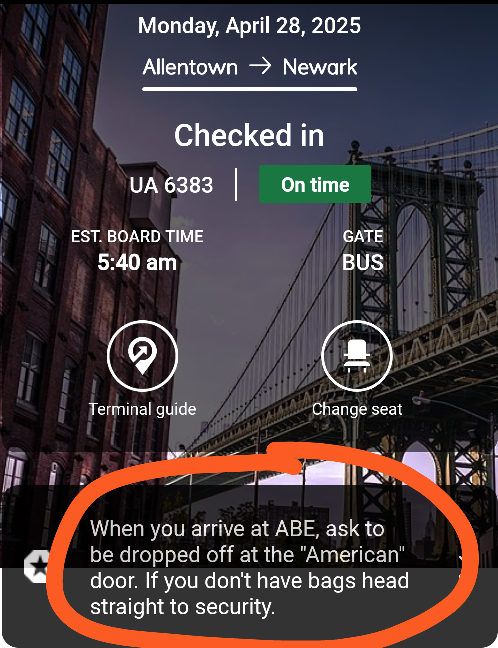 Questions on the ABE-EWR bus service segment (ABE-EWR-XXX) - Page 7 ...