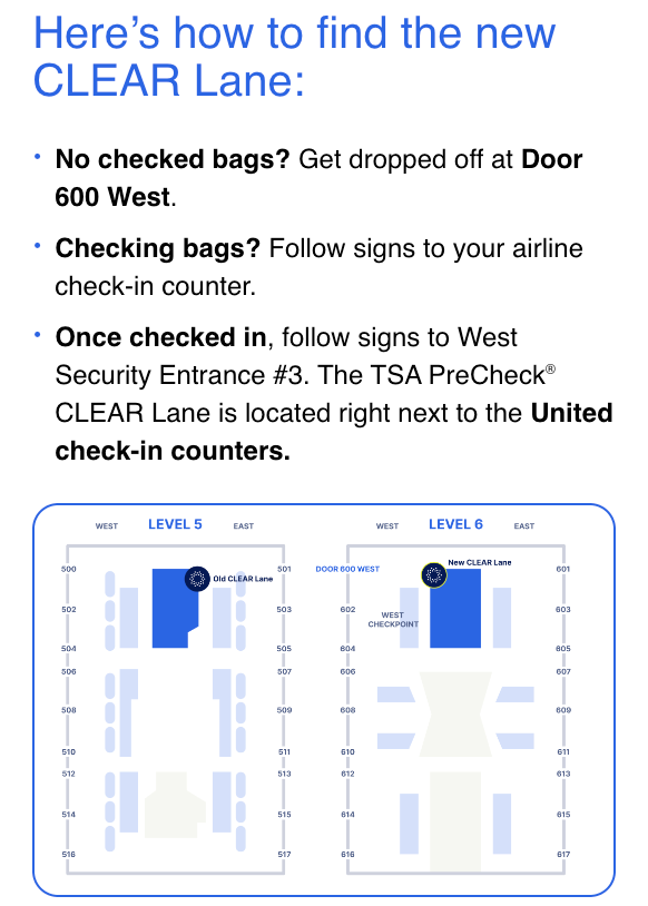 Changes to DEN TSA Security Lines for United Passengers and Others ...