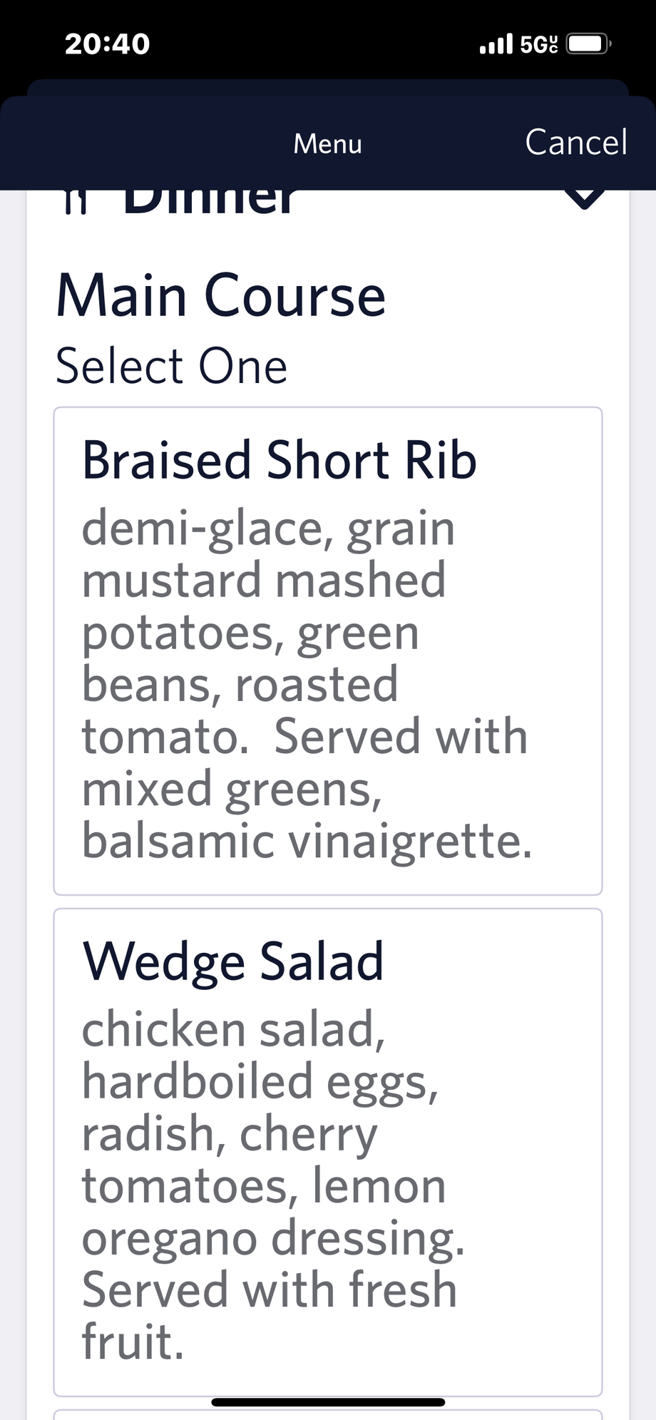 Delta In-Flight Meal/Food Service: The Definitive Thread — 2024 Edition ...