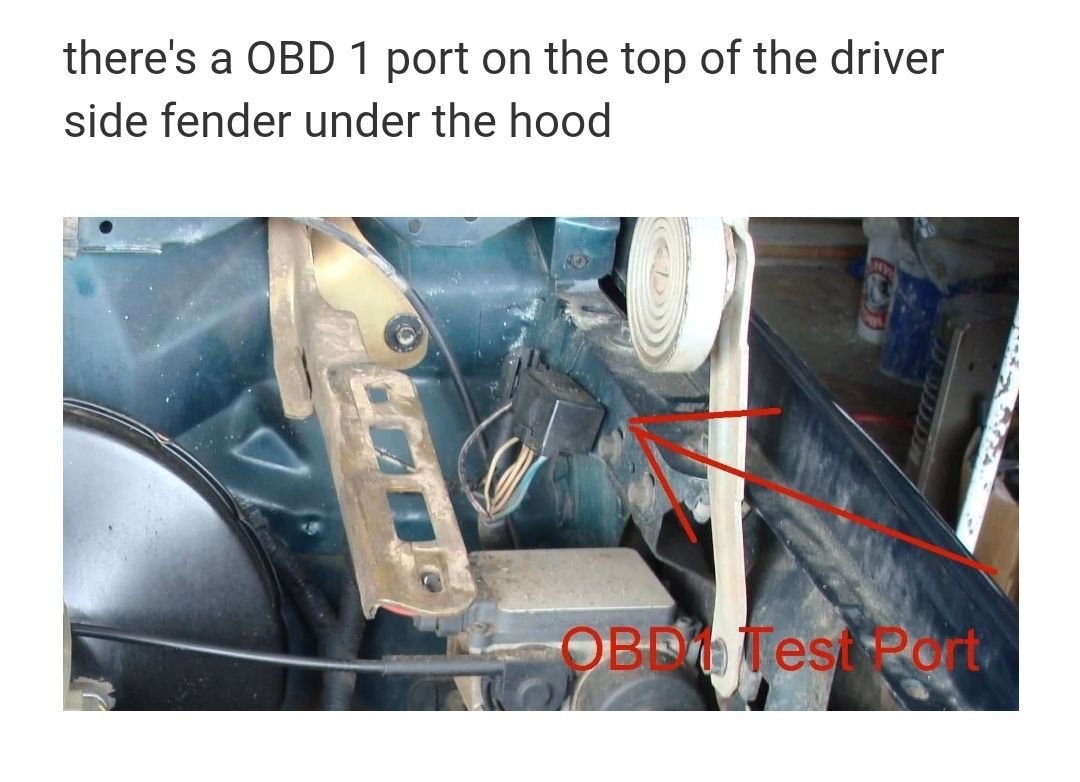 OBD1 test plug location??? - Ford Truck Enthusiasts Forums