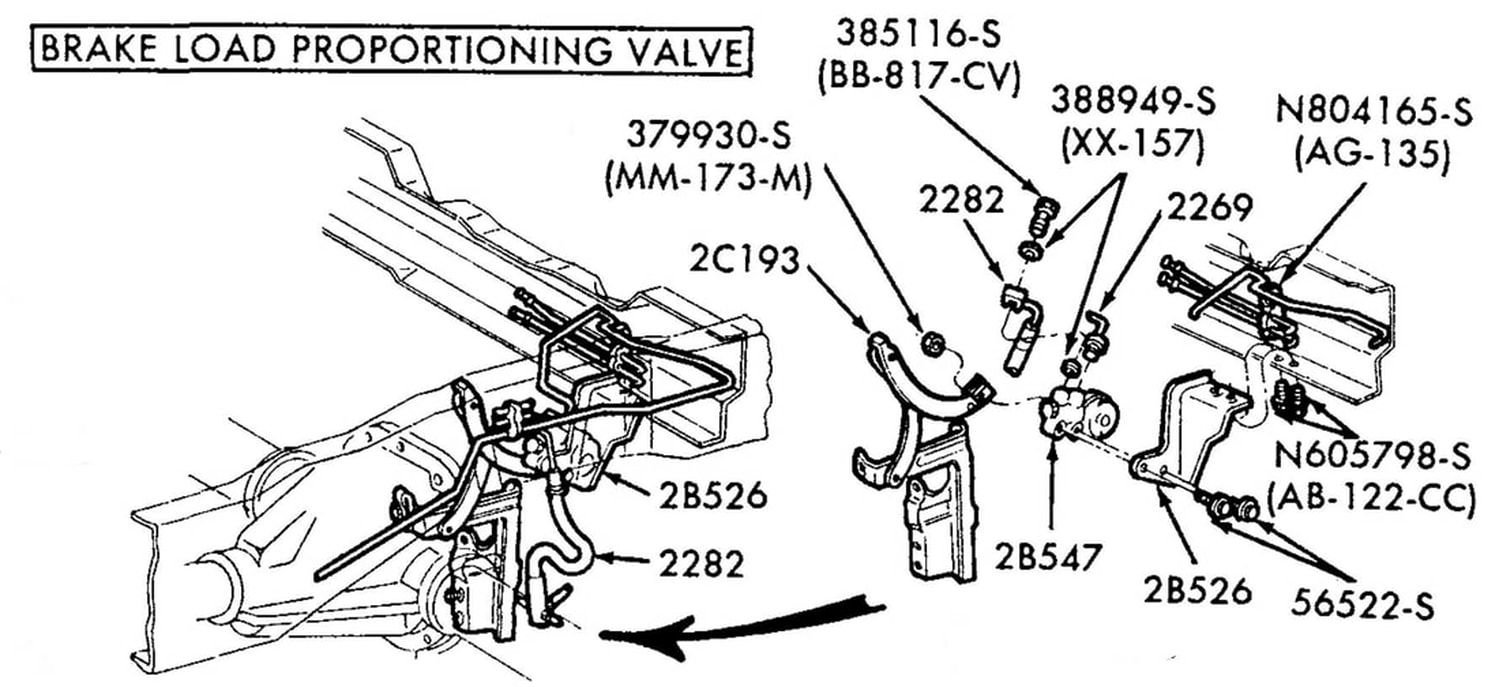 1986 f250 brake load proportioning valve /lift kit - Ford Truck ...