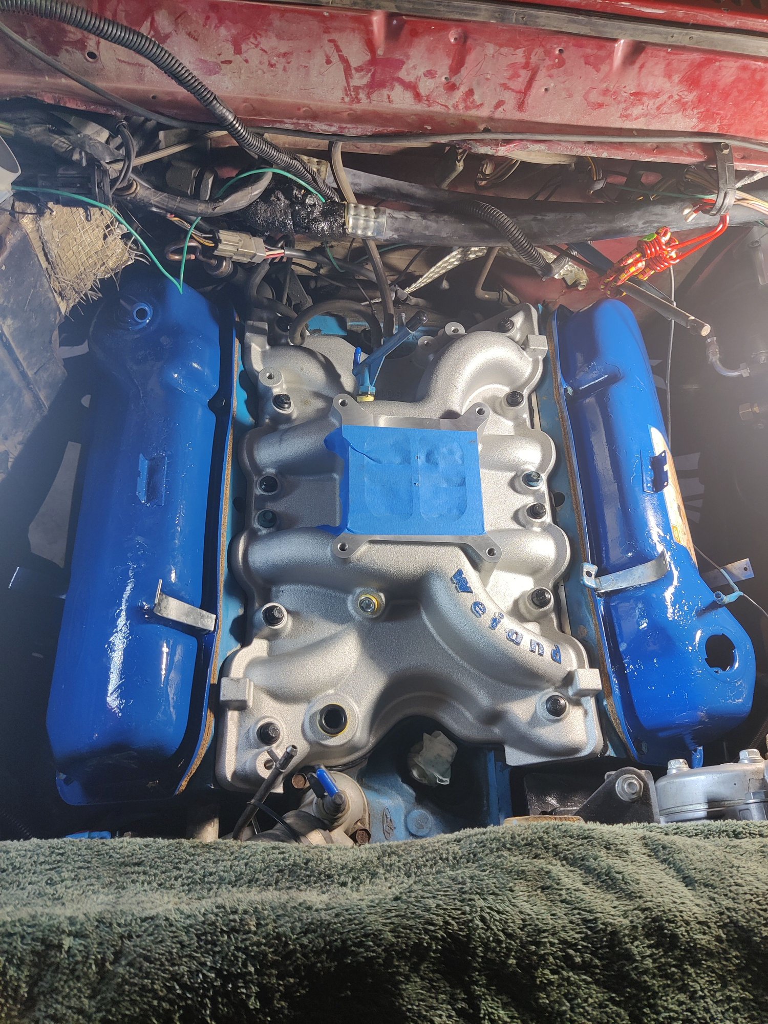 New intake and carb install (Weiand/Demon) - Ford Truck Enthusiasts Forums