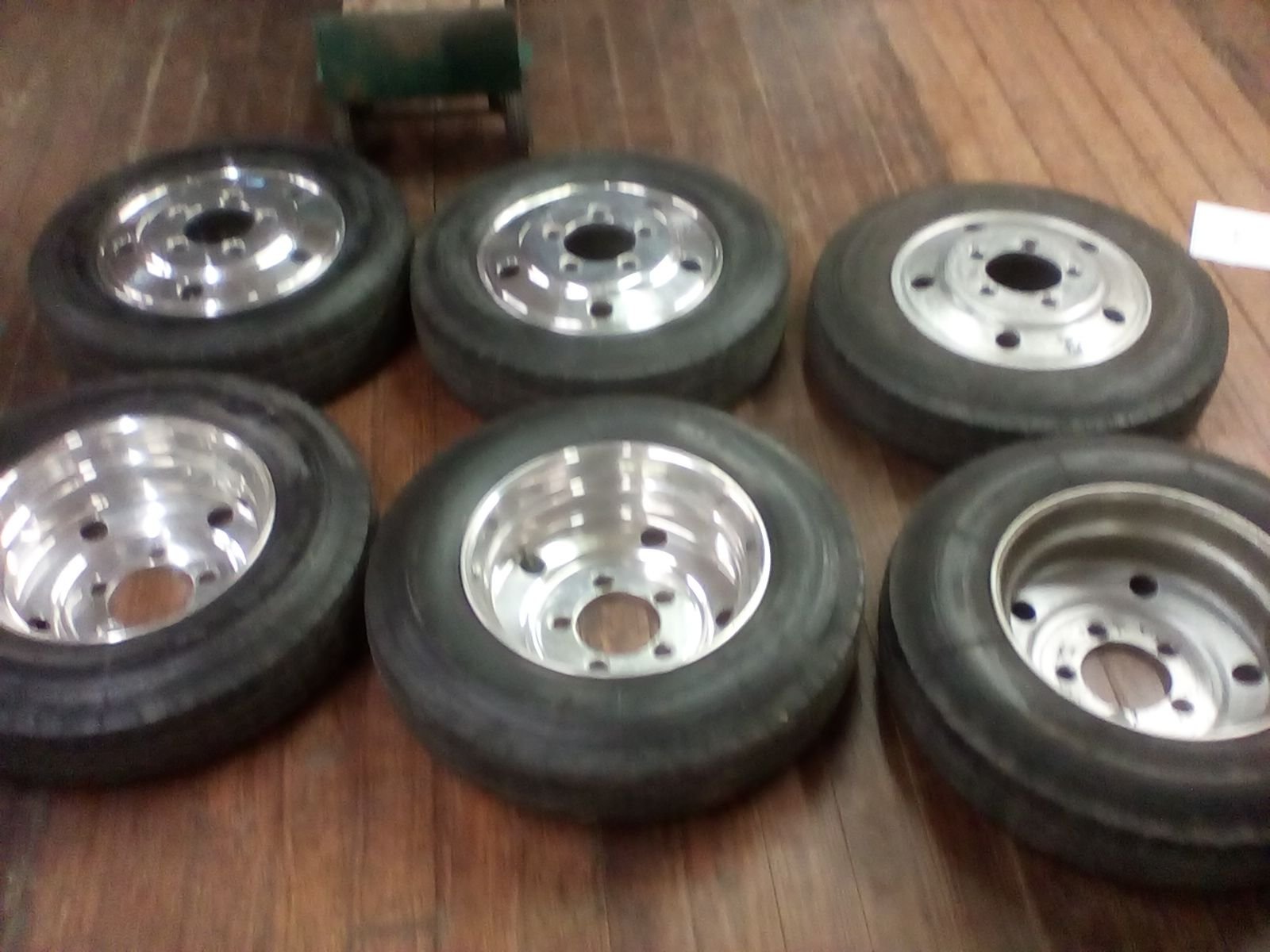 19.5 Alcoa Budd wheels 5x8 bolt pattern w Michelins SOLD - Ford Truck ...
