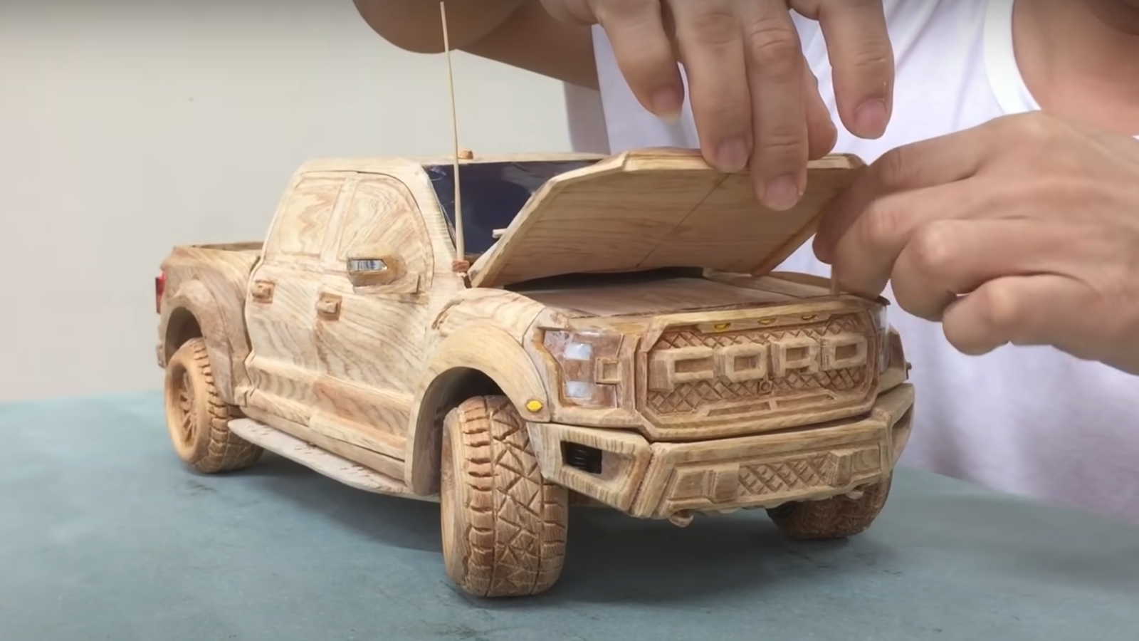 Wood Model of a Raptor Seems Perfect for Christmas - Ford Truck ...