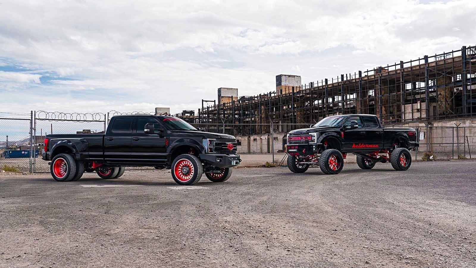 F-350 Super Duty Dually Smacks Other Trucks Open Handedly - Ford Truck ...