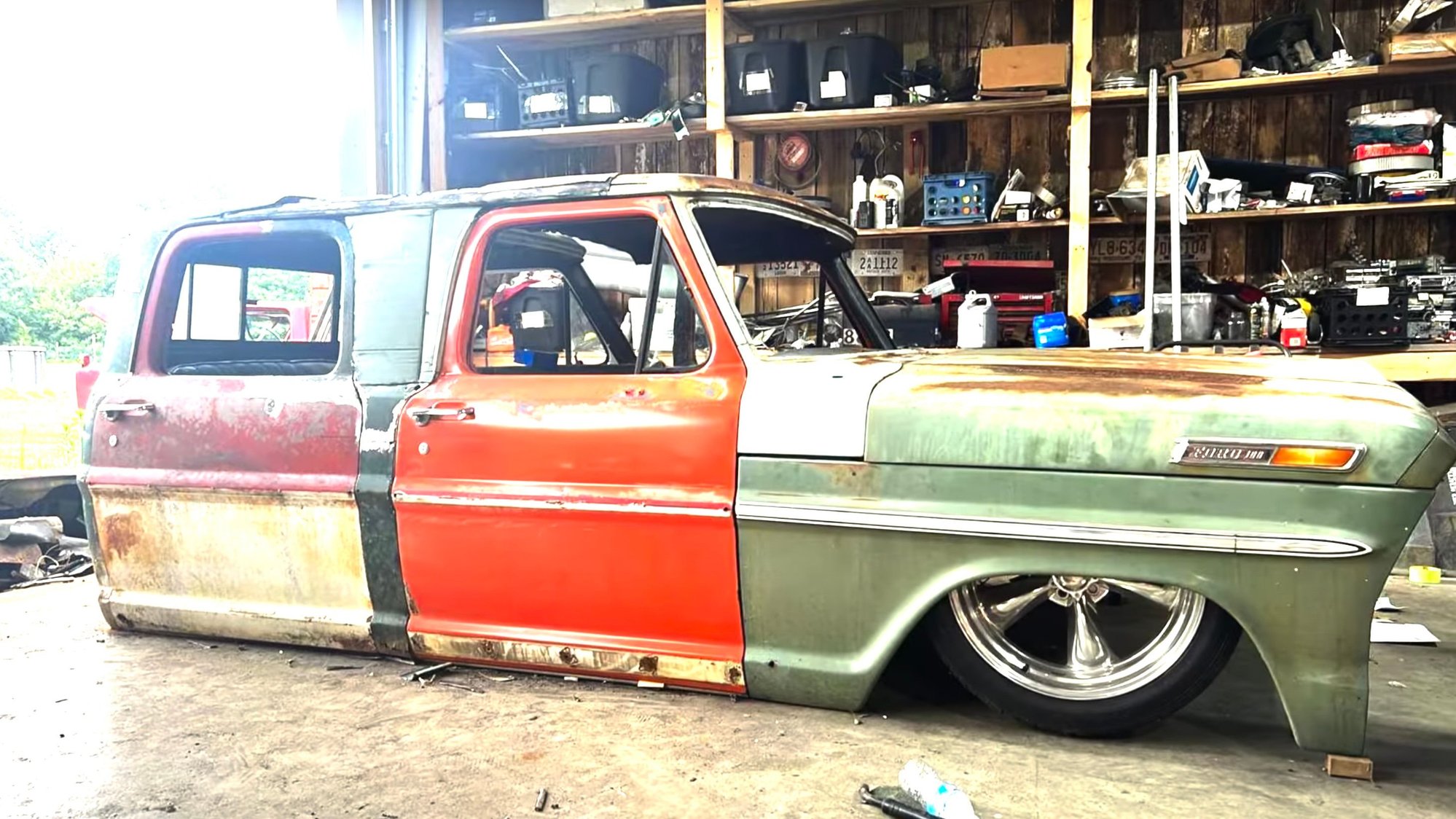 Home-Built Mega Cab Bumpside Ford Pickup Project Is Ultra Cool - Ford ...
