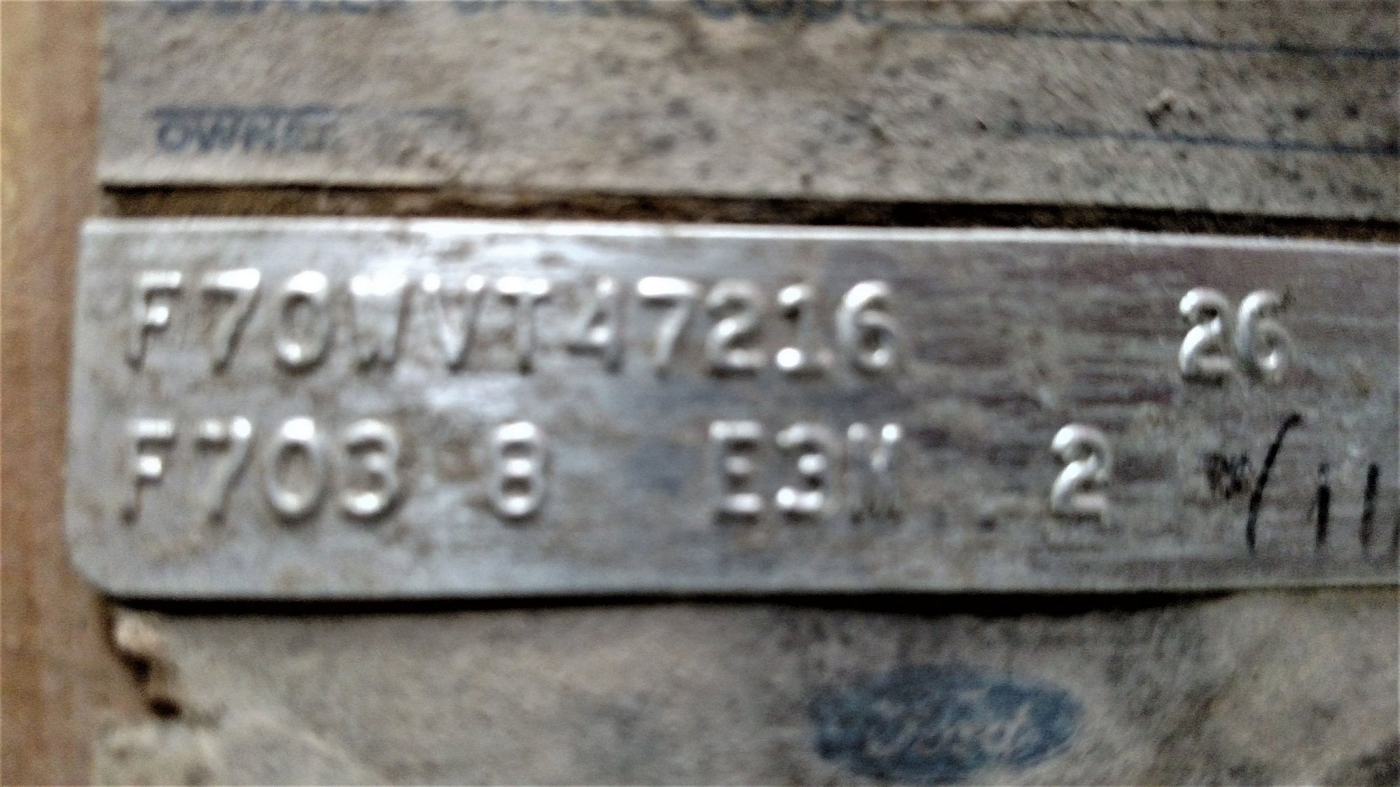 11 digit Vin decode - Page 10 - Ford Truck Enthusiasts Forums