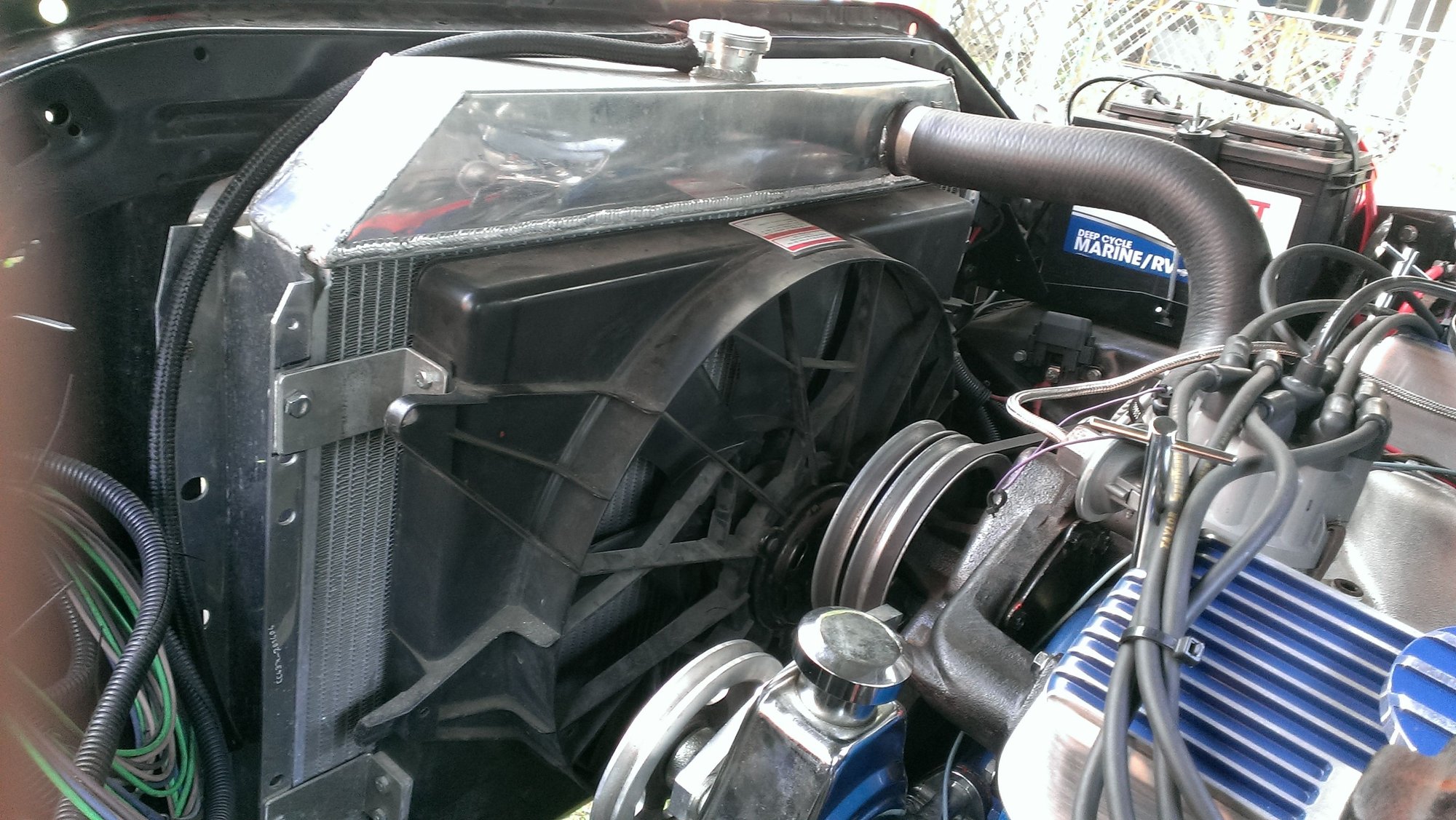 77 ford f150 aluminum radiator with electric fan?? - Ford Truck ...