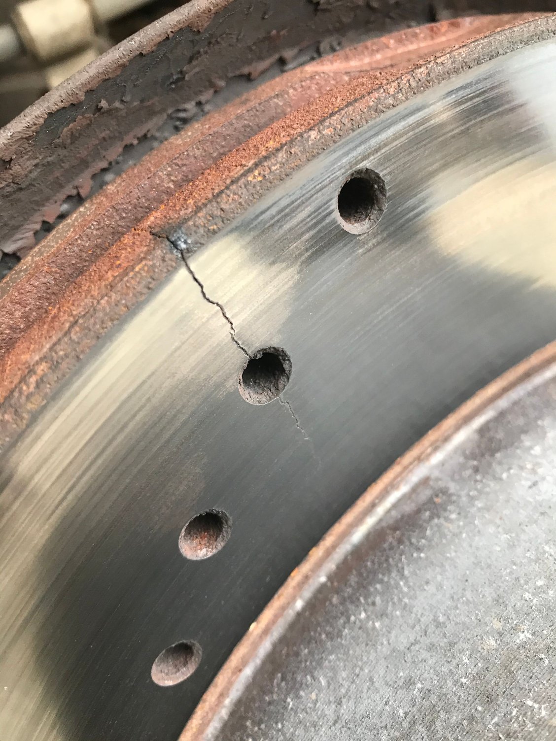 A couple of good reasons not to use drilled rotors. - Page 3 - Ford ...