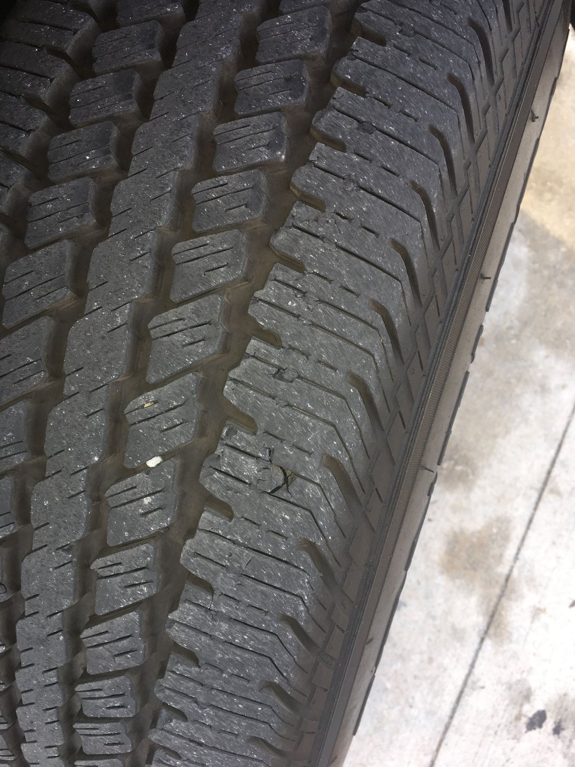 Chunks of tread missing - Ford Truck Enthusiasts Forums