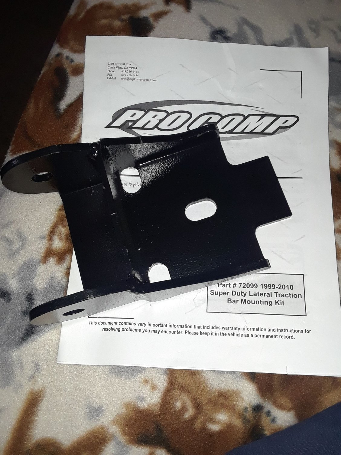 Pro Comp Traction bar install - Ford Truck Enthusiasts Forums