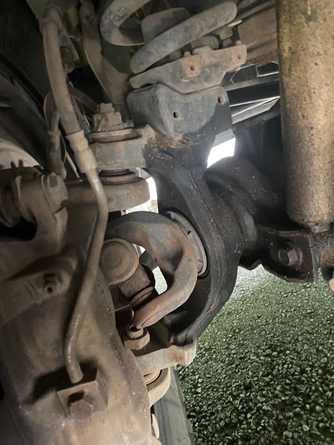 Axel seal or busted shock? - Ford Truck Enthusiasts Forums