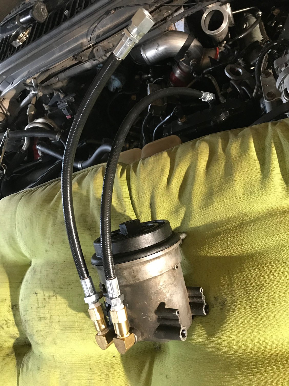 Yes, the 7.3/6.0 PSD run fine on used vegetable oil - my latest ...