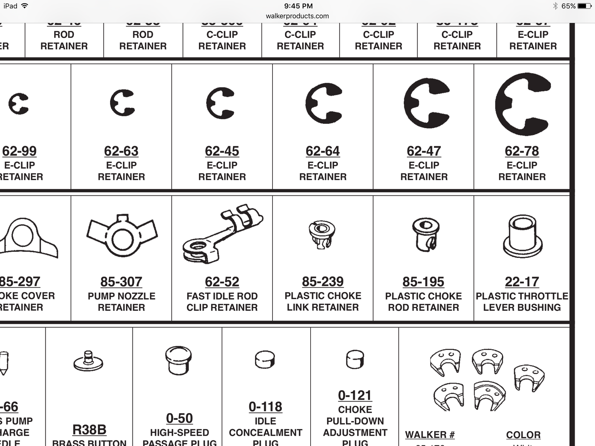 Choke Repair Parts - Holley 4180C ('86 460) - Page 3 - Ford Truck ...