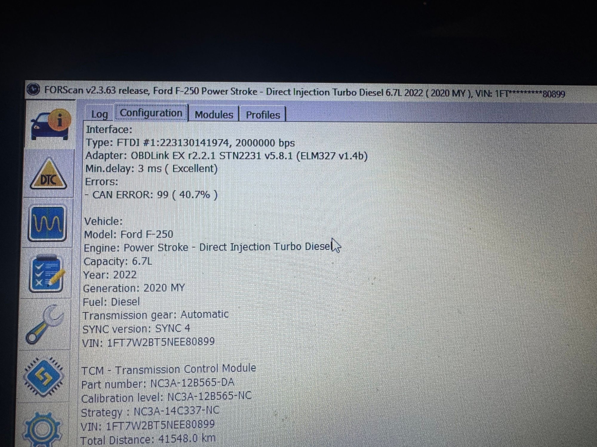 Forscan issue - Ford Truck Enthusiasts Forums