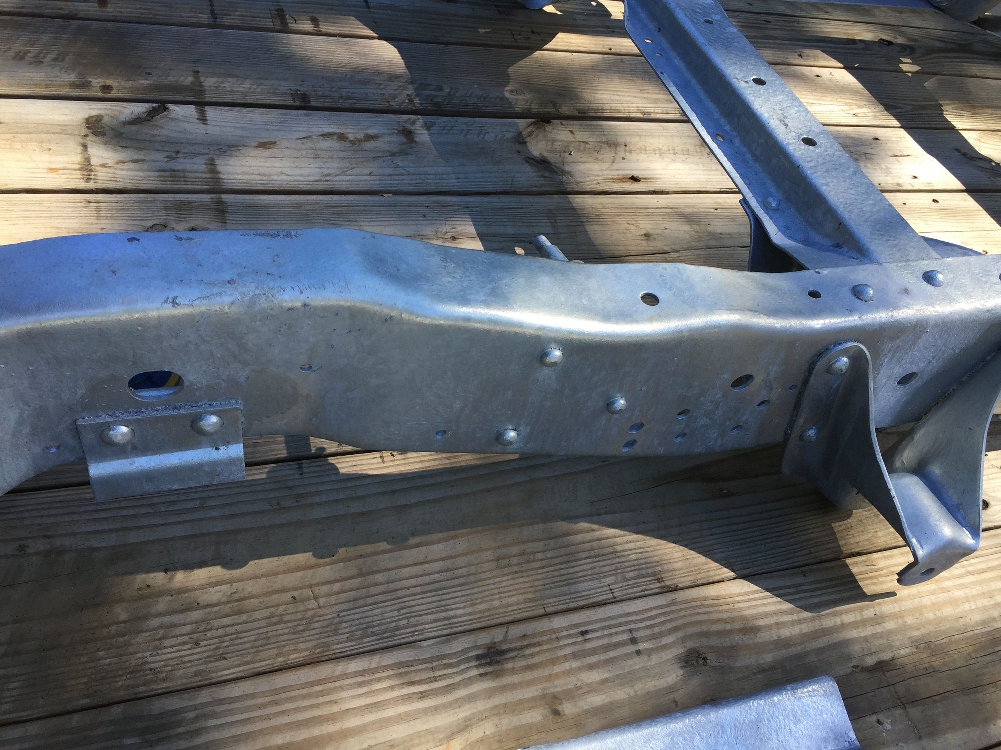 Galvanized 1980-96 Ford F-150 Frame, Single Cab Long Bed - Ford Truck ...