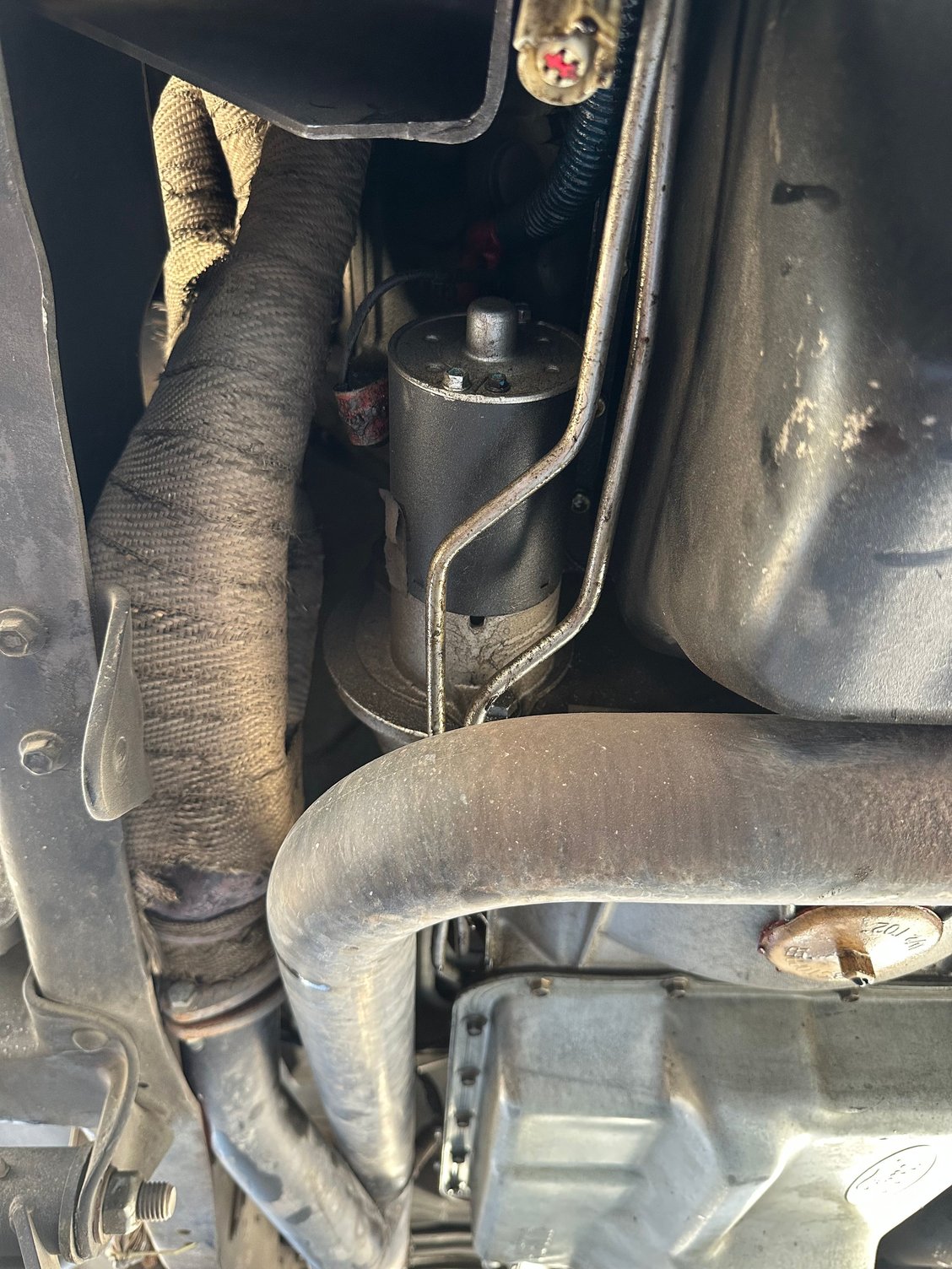 Location for 02 sensor bung by starter - Ford Truck Enthusiasts Forums
