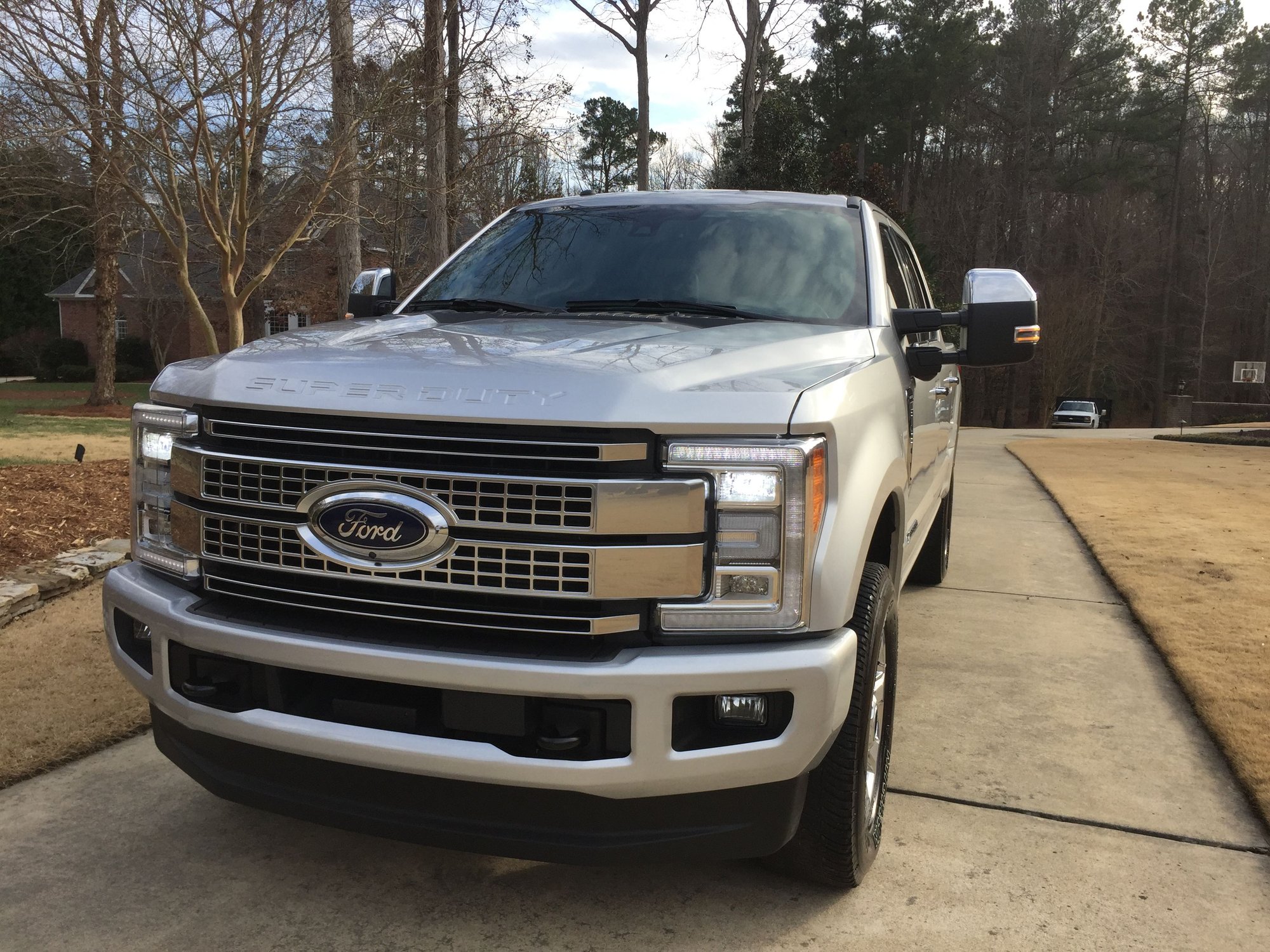2017 Ford F250 Platinum 6.7 power stroke, silver, black interior - Ford ...