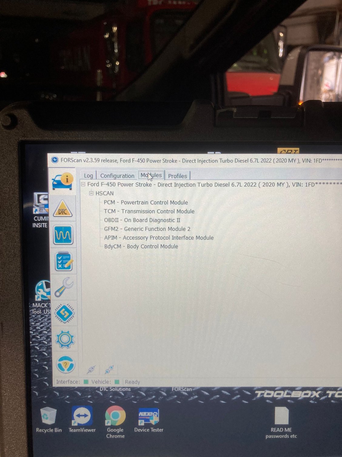 No MS-Can Modules showing up in FORscan - Ford Truck Enthusiasts Forums
