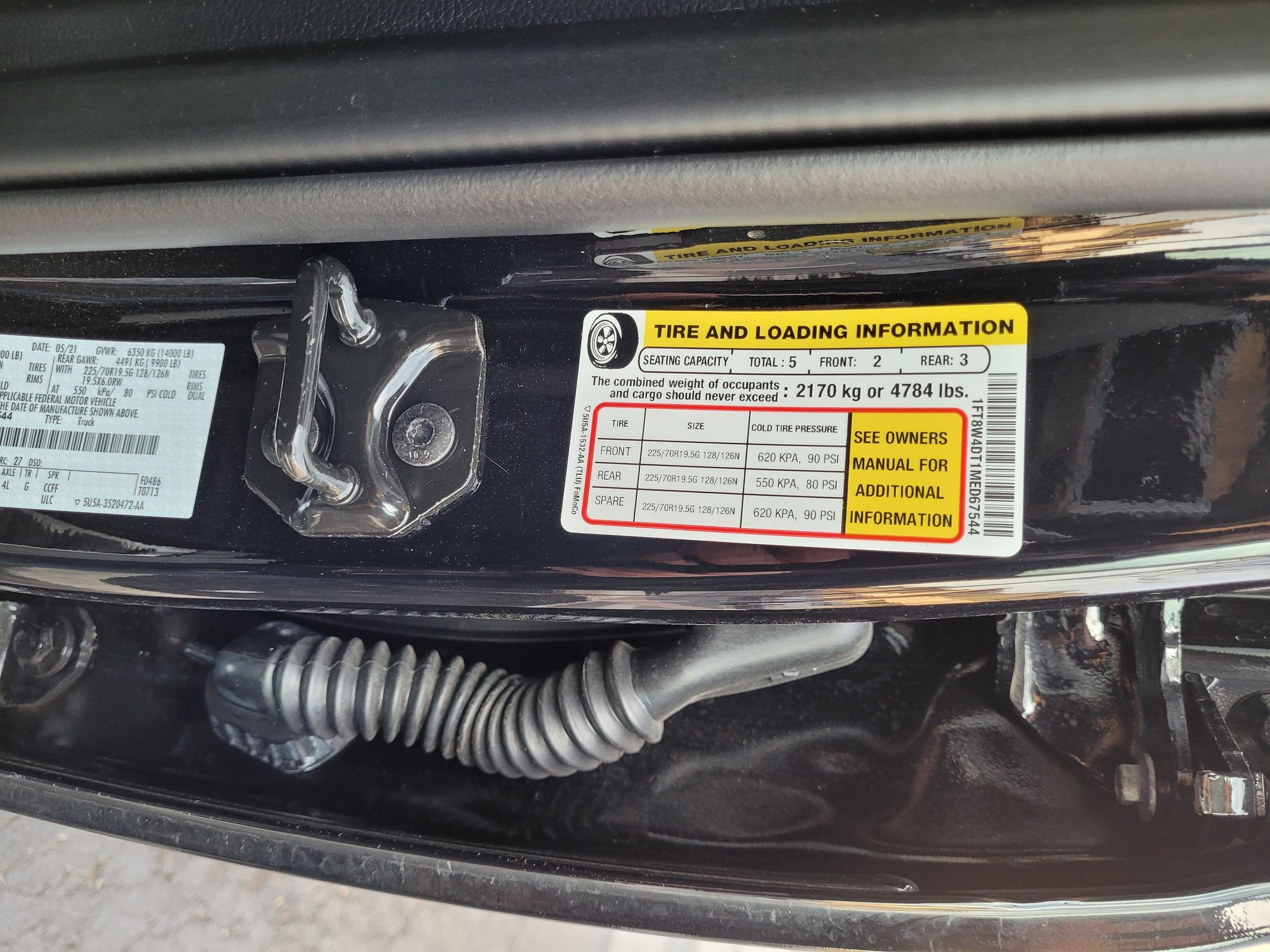 F450 weight tags - Ford Truck Enthusiasts Forums