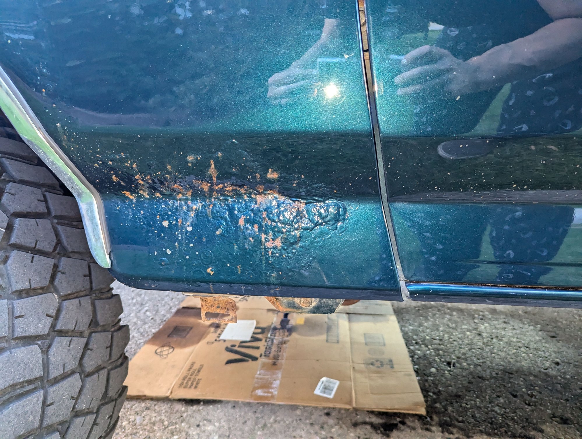 Who here has went with fender flares to cover wheel well rust? - Ford ...