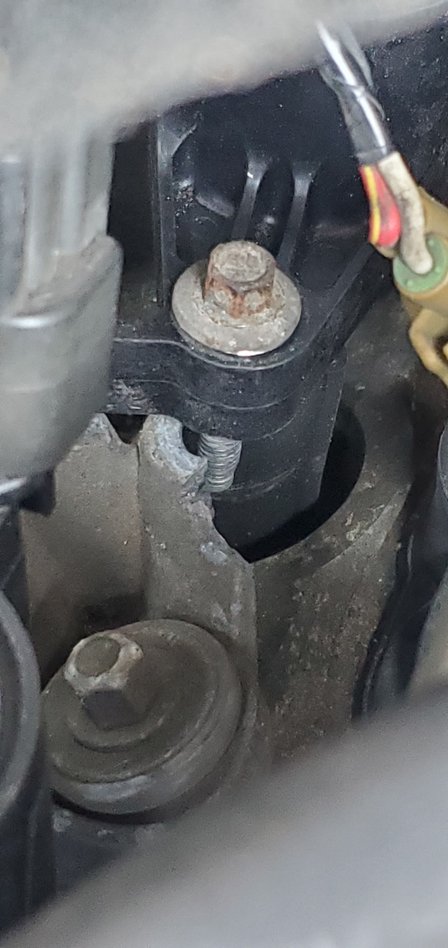 broken coil pack bolt mount - Ford Truck Enthusiasts Forums