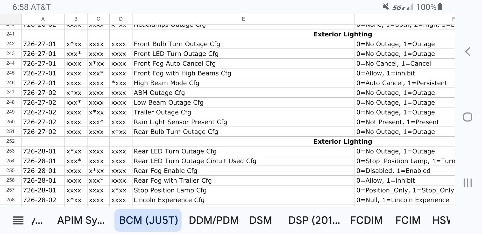 2017-2019 Super Duty FORScan Spreadsheet - Page 387 - Ford Truck ...