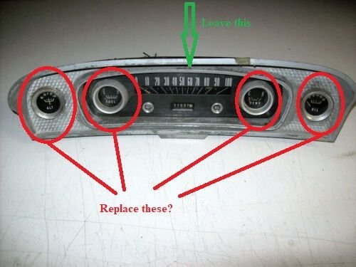 Has anyone run four aftermarket gauges in the custom cab cluster ...